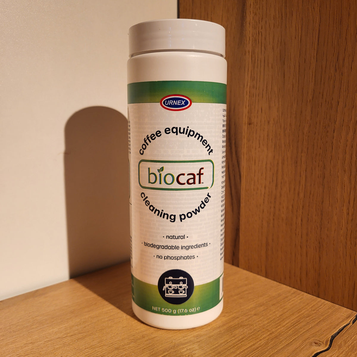 Urnex Biocaf Espresso Machine Cleaning Powder 500g — Sprout Coffee Roasters